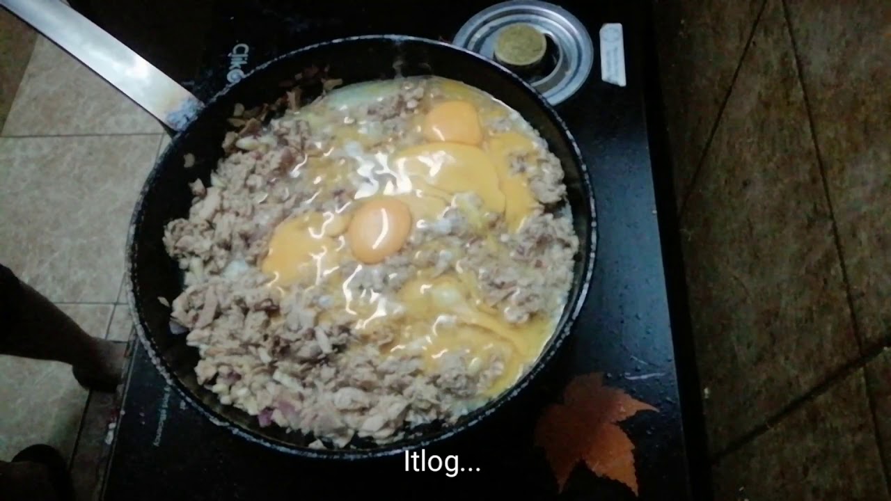 Ganito lang ka simple ang luto ng tuna na may itlog... (Tuna with egg ...
