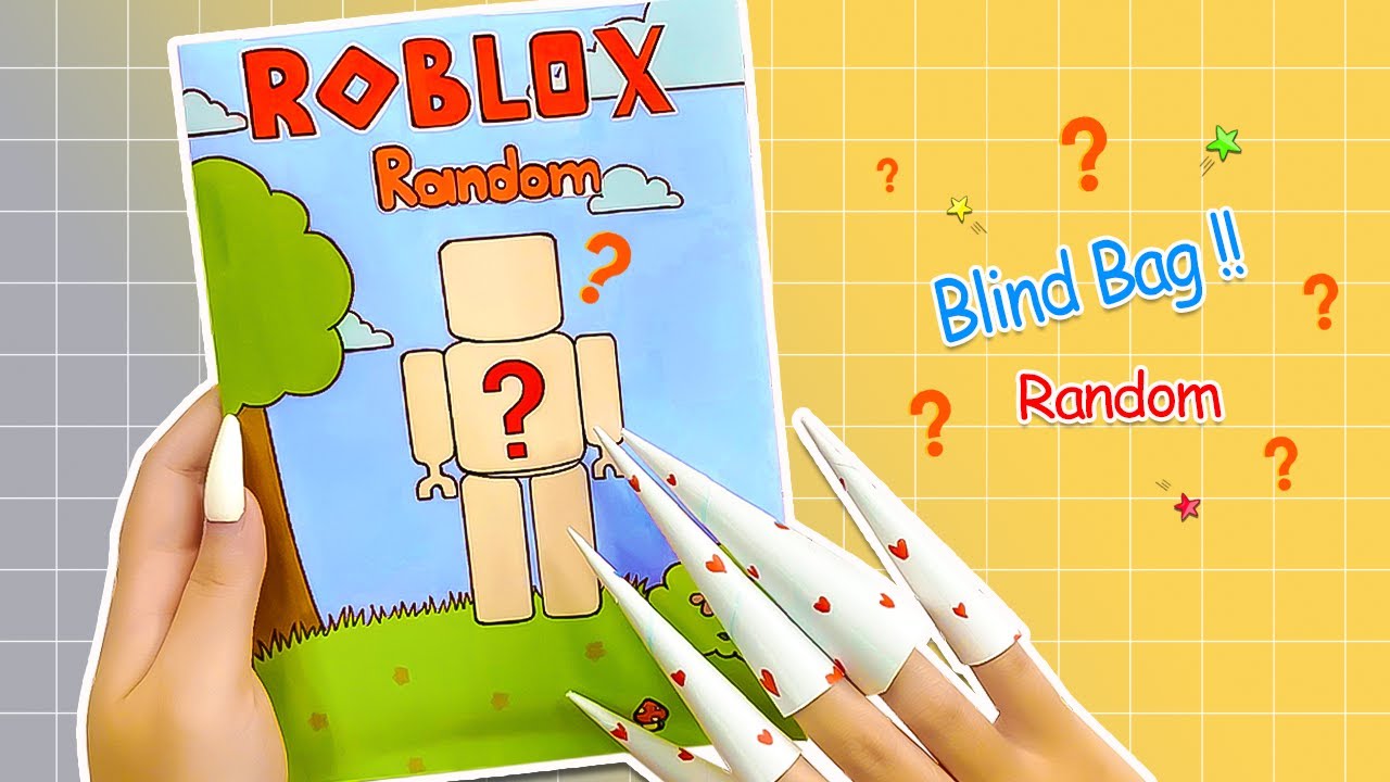 [🐾paper diy🐾] Roblox 로블록스 blind random bag 블라인드백 | ASMR DIY Paper - YouTube