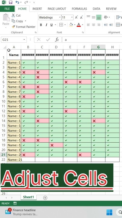Auto Adjust Column Width in Excel | Fit Text Properly in Cells ...