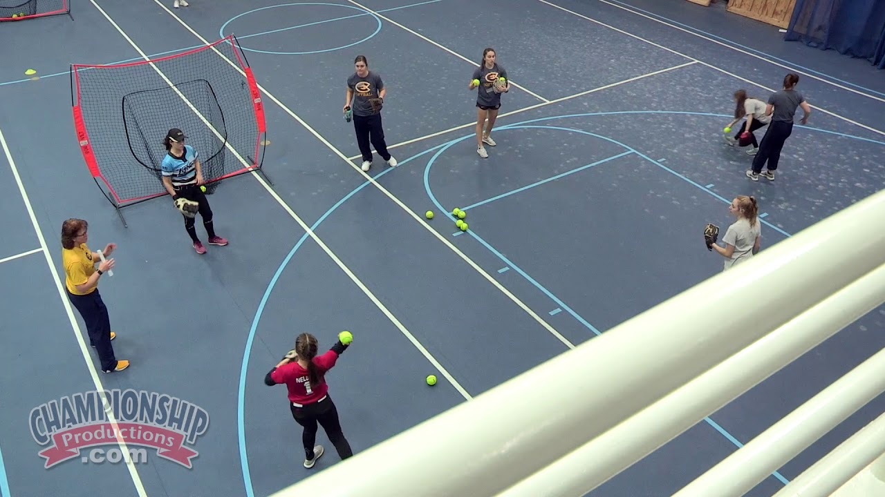 "Rapid Fire" Station Work for Softball Infielders! - YouTube
