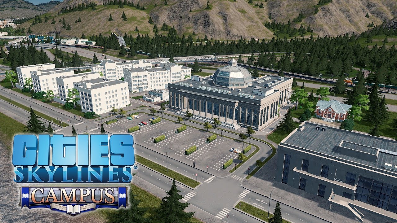 Cities: Skylines Campus DLC - pierwsze wrażenia - YouTube