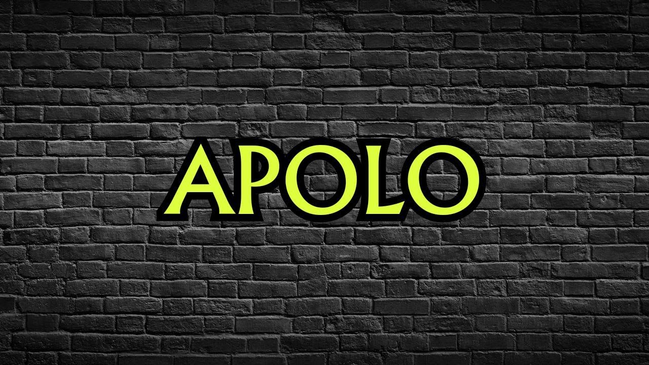 SIGNIFICADO DEL NOMBRE APOLO - YouTube