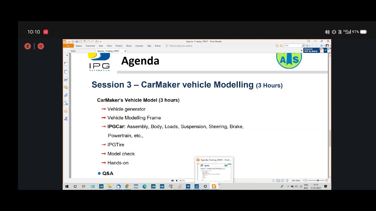 IPG Carmaker Training session by BAJA SAE INDIA | Day-3 |Part-1 ...