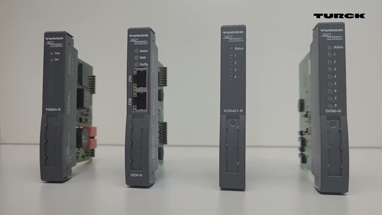 터크 excom®– 방폭 및 비방폭 I/O 시스템 - YouTube