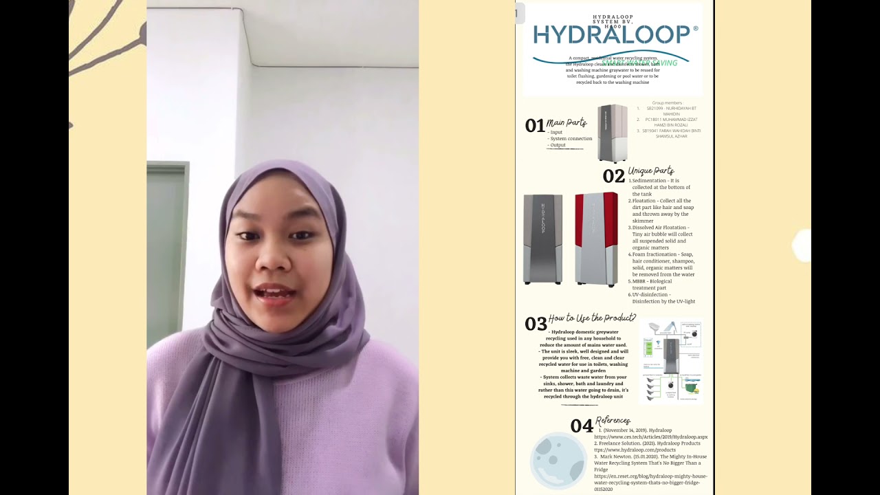 Video presentation for Hydraloop Model H600 - YouTube