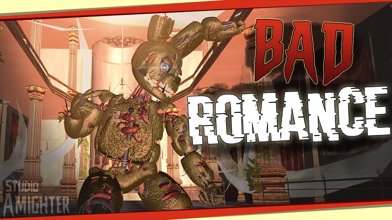 FNAF|MMD Springtrap | Bad Romance → Lady GaGa [SHORT] - YouTube