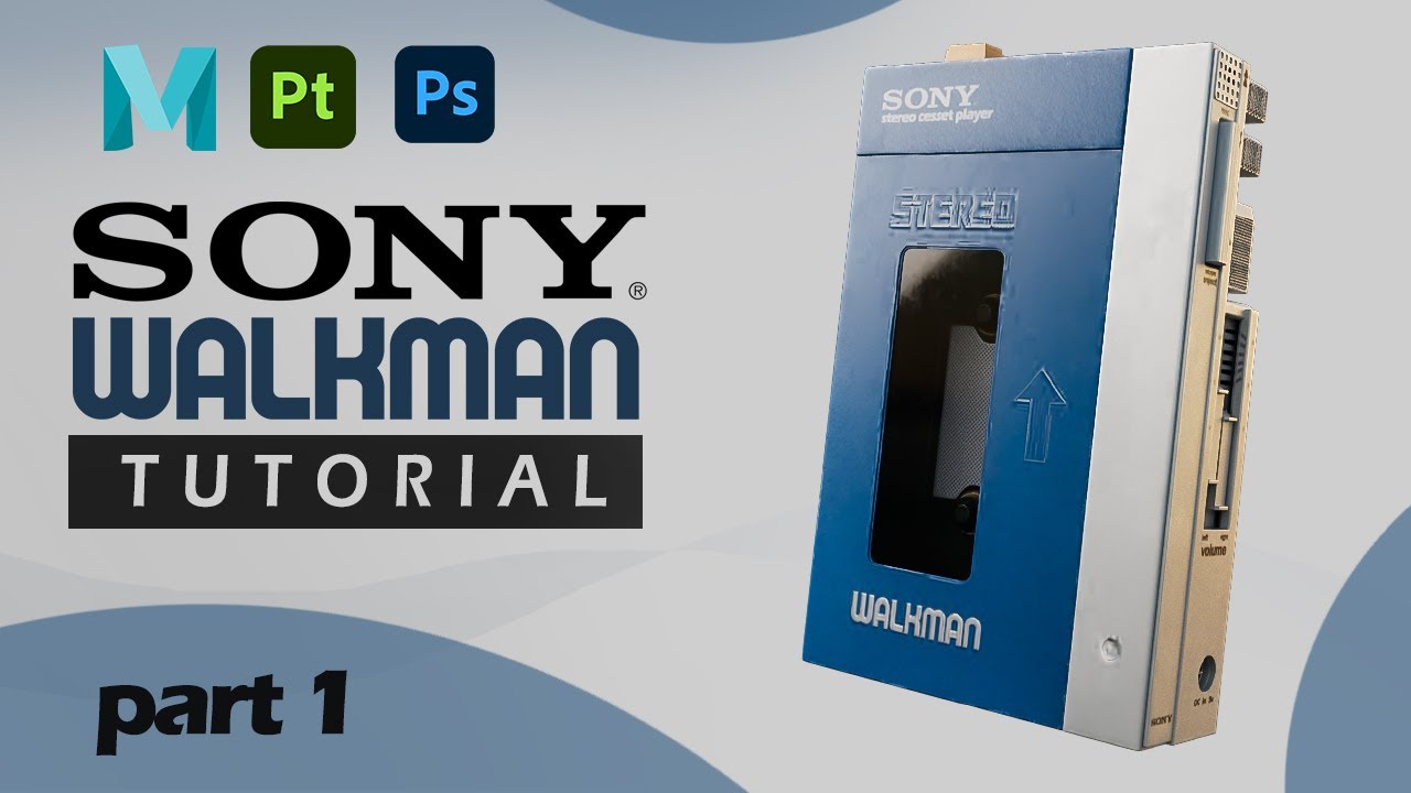 Create a 3D Sony Walkman in Maya Part 1 | #3d #youtube #tutorial #vfx # ...