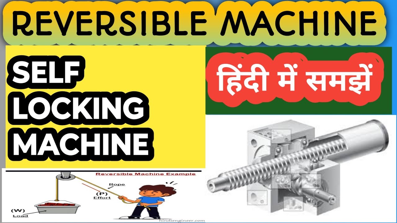 Reversible and self locking machine। Reversible machine।self locking ...