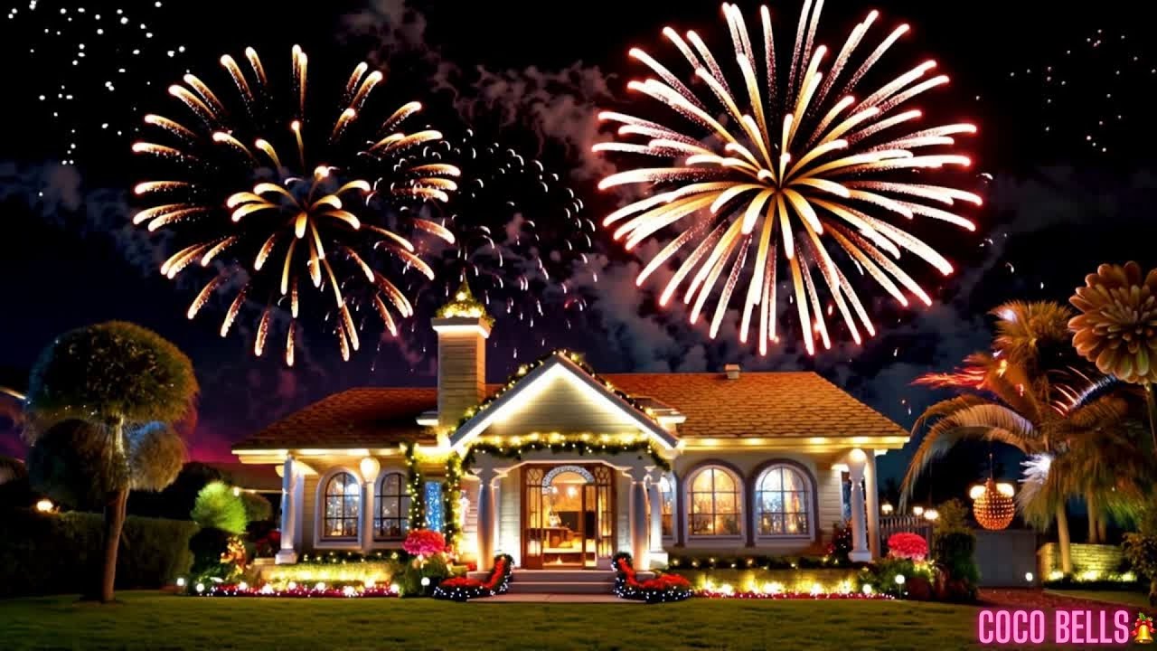 Happy New Year Kids Song | Holiday Cheer with fireworks for Toddler and ...