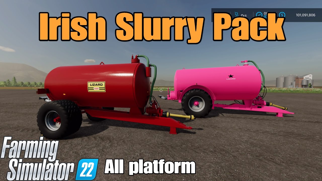 Irish Slurry Pack / FS22 mod for all platforms - YouTube