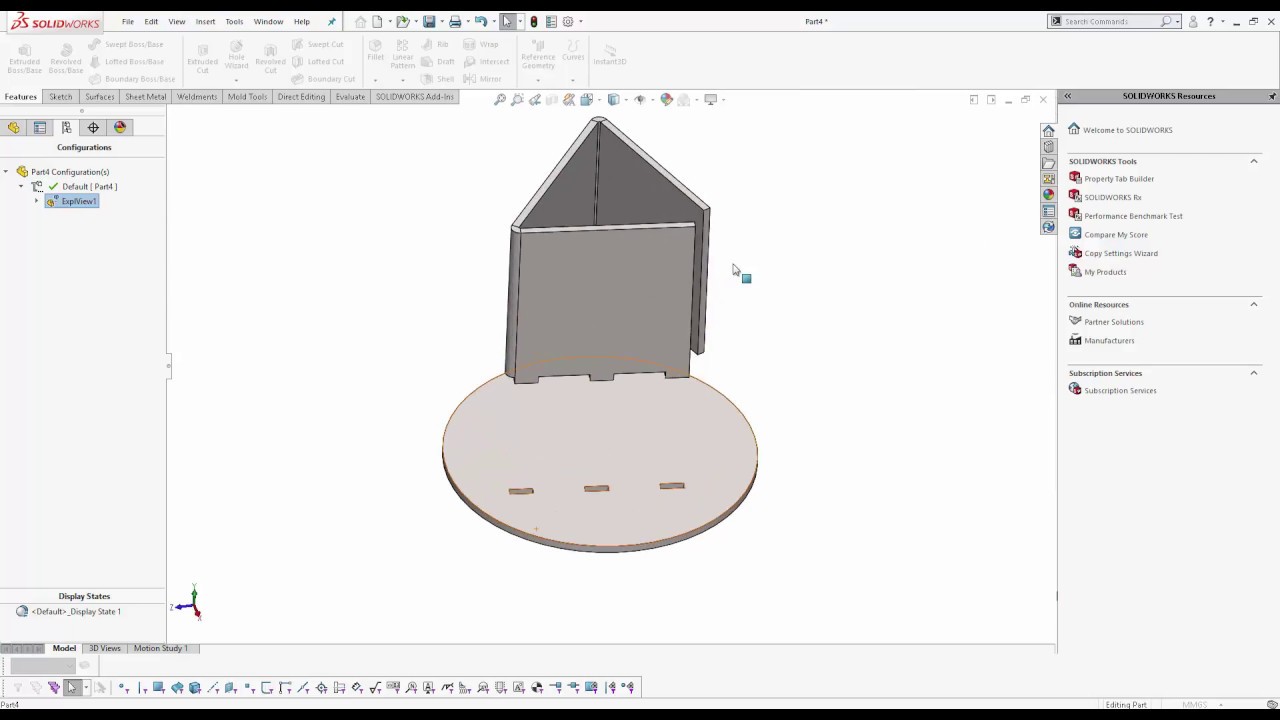 SOLIDWORKS- Tab and Slot feature tutorial - YouTube