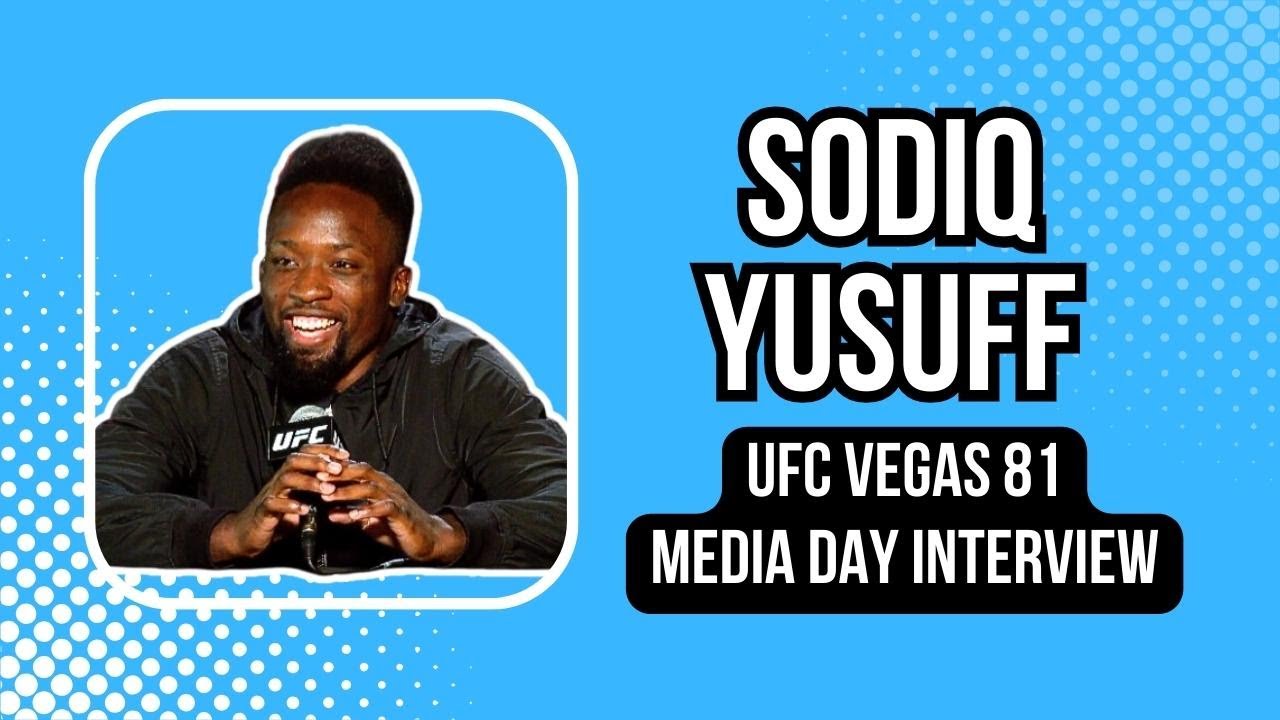 UFC Vegas 81: Sodiq Yusuff Talks 1st Main Event vs Edson Barboza & His ...