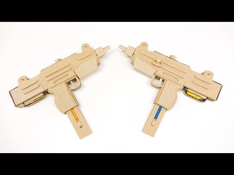 DIY Amazing Full Auto Uzi from Cardboard