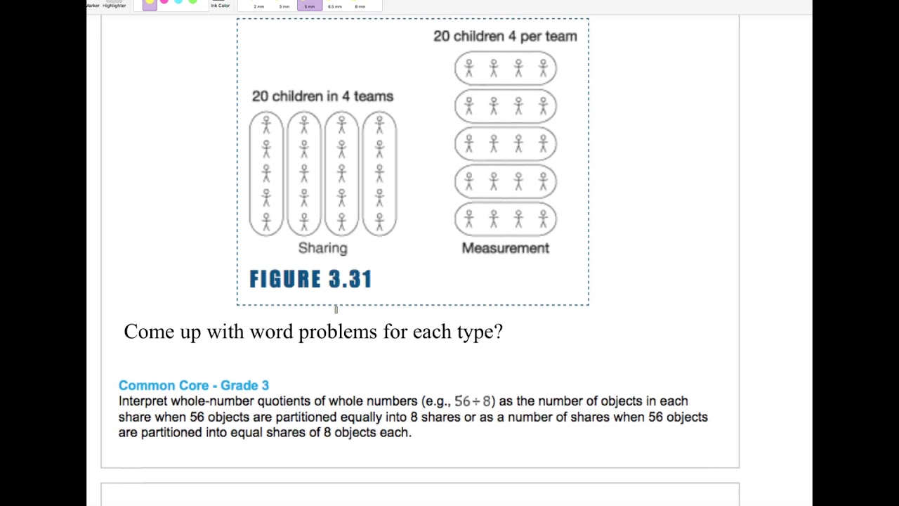 Math 204 Measurement and Sharing Division - YouTube