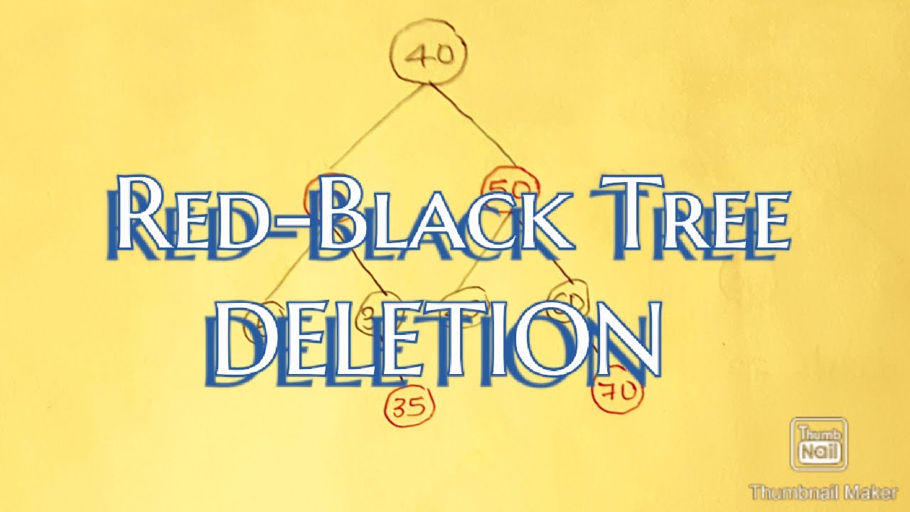 Deletion in Red Black Tree || Sheena Kiran || Design & Analysis of ...