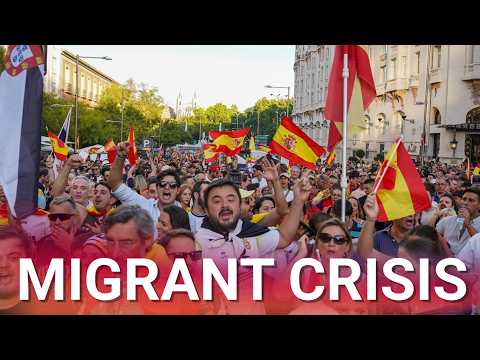 ‘Destroyed’: Trump’s dire warning about Spain’s future as furious locals protest violent illegals