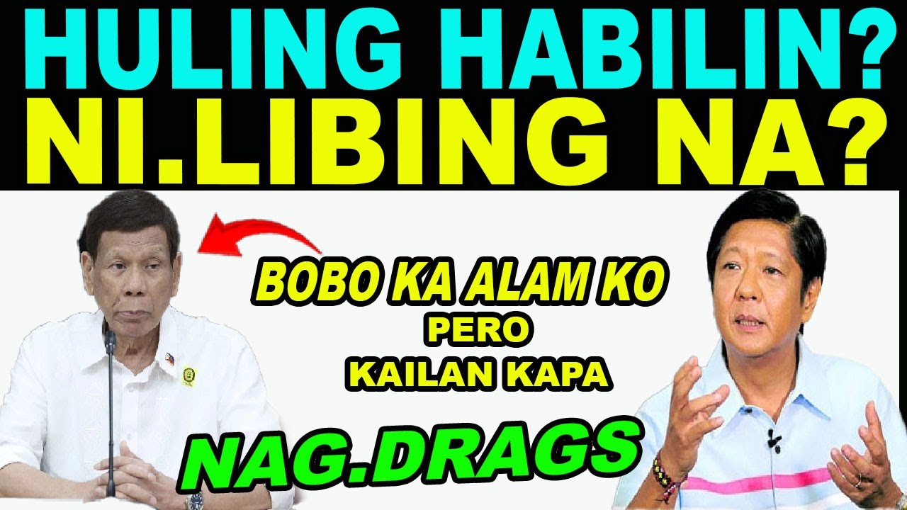 KAKAPASOK LANG ! PRES. DUTERTE HULING HABILIN ! NILIBING NA ANG ...