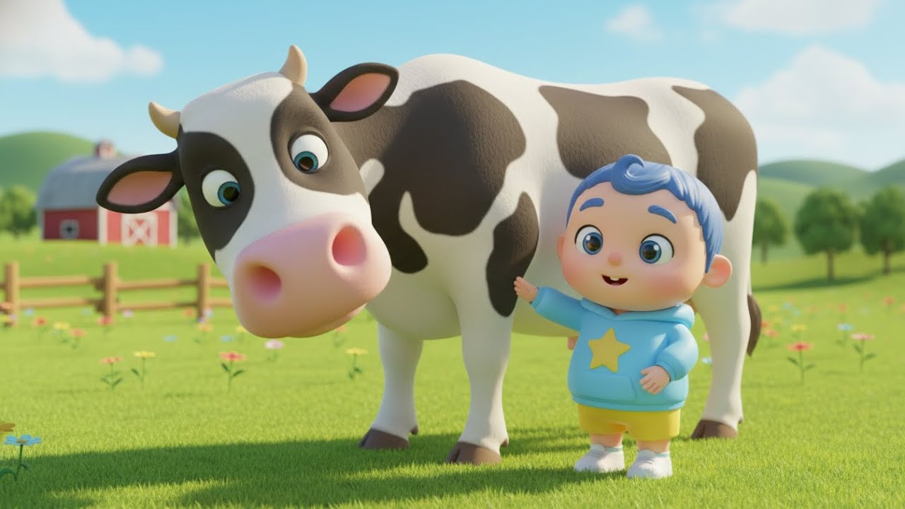 “Jovu & His Cow | Moo Moo Song | Kids Farm Rhyme | Jovu Joy” - YouTube