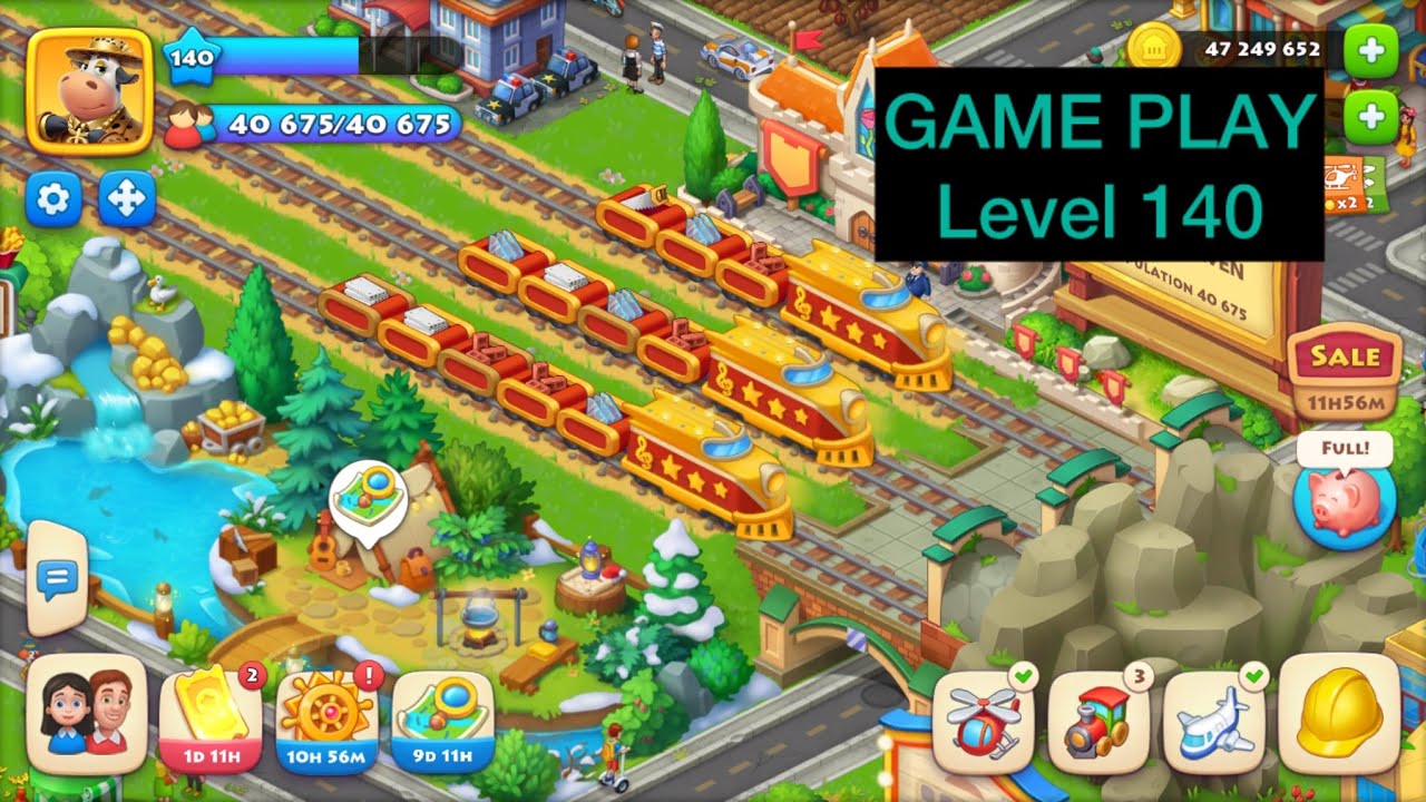 TOWNSHIP Level 140 Gameplay - YouTube