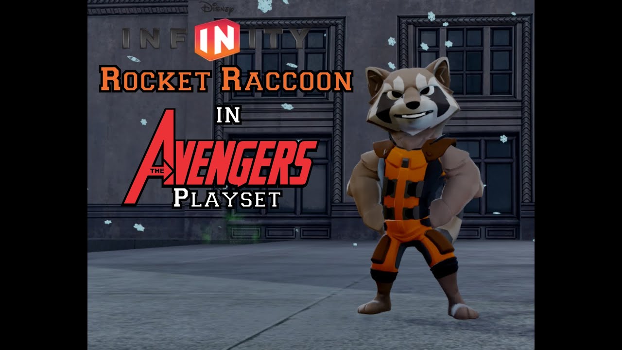 Disney Infinity Rocket Raccoon in Avengers Playset - YouTube