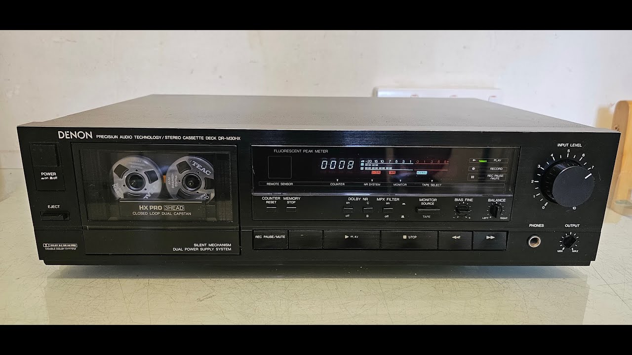 DENON DR M30HX DEMO - YouTube