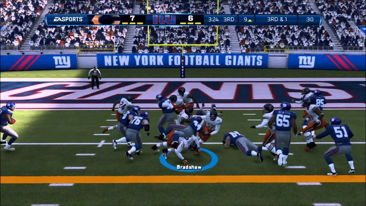 Madden 13: Chicago Bears vs. New York Giants - YouTube