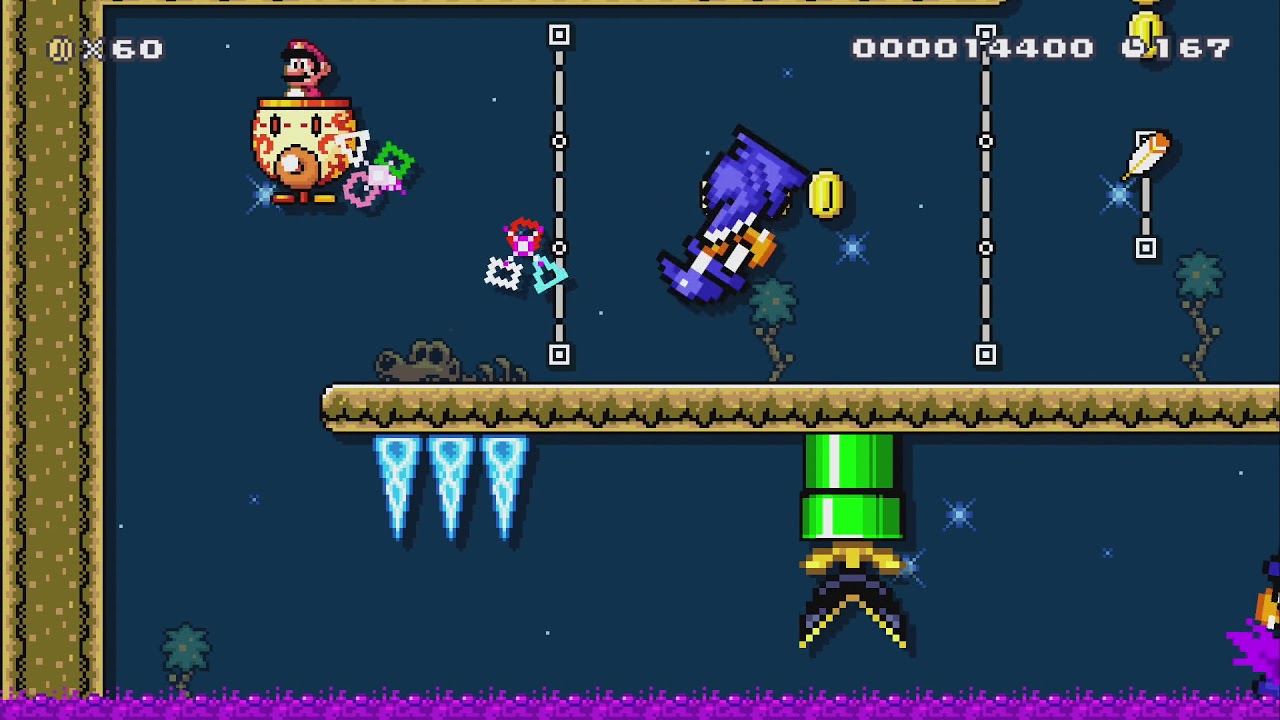 どくどくウッドフォレスト Poisonous Forest by カノク - Super Mario Maker 2 - No ...