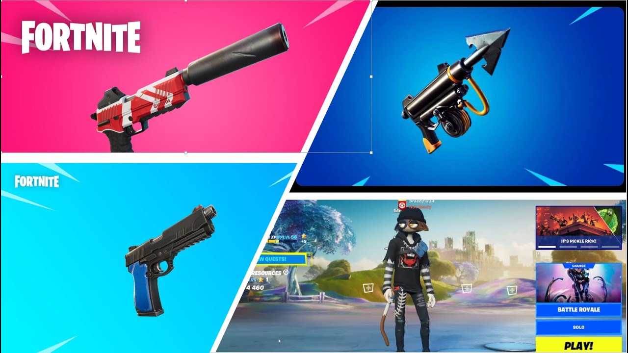 Fortnite One Gun Challenge! - YouTube