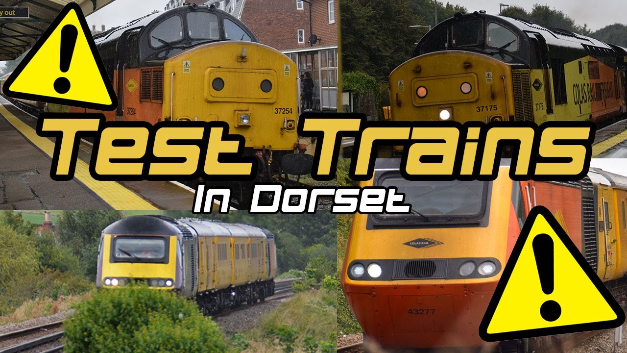 Test Trains at Dorchester and Weymouth 09/24 | Featuring Class 43 & 37 ...