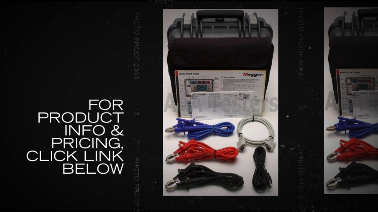 Megger MIT 520/2 5 kV Insulation Resistance Tester - YouTube