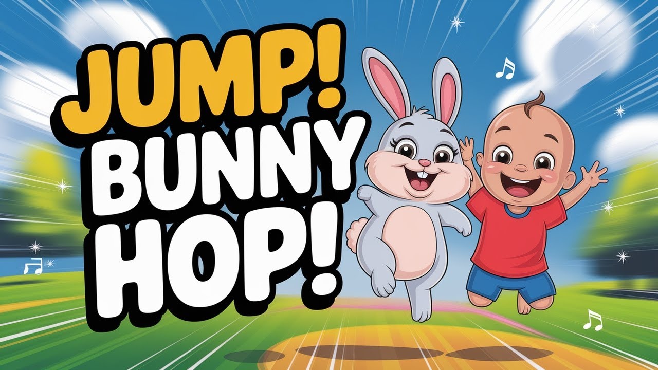 Jump Jump Bunny Hop! 🐰Fun Dance Song for Kids | Nursery Rhyme & Baby ...