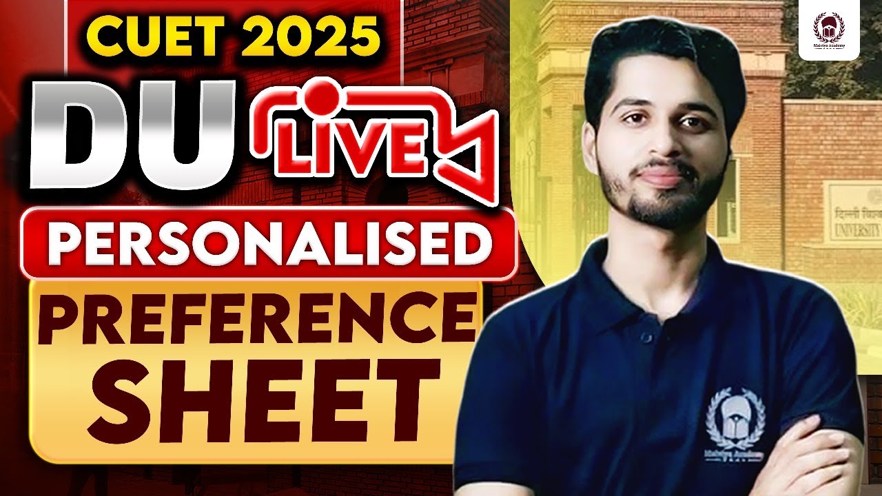 Exclusive! Live Making of DU Personalized Preference Sheet | DU ...
