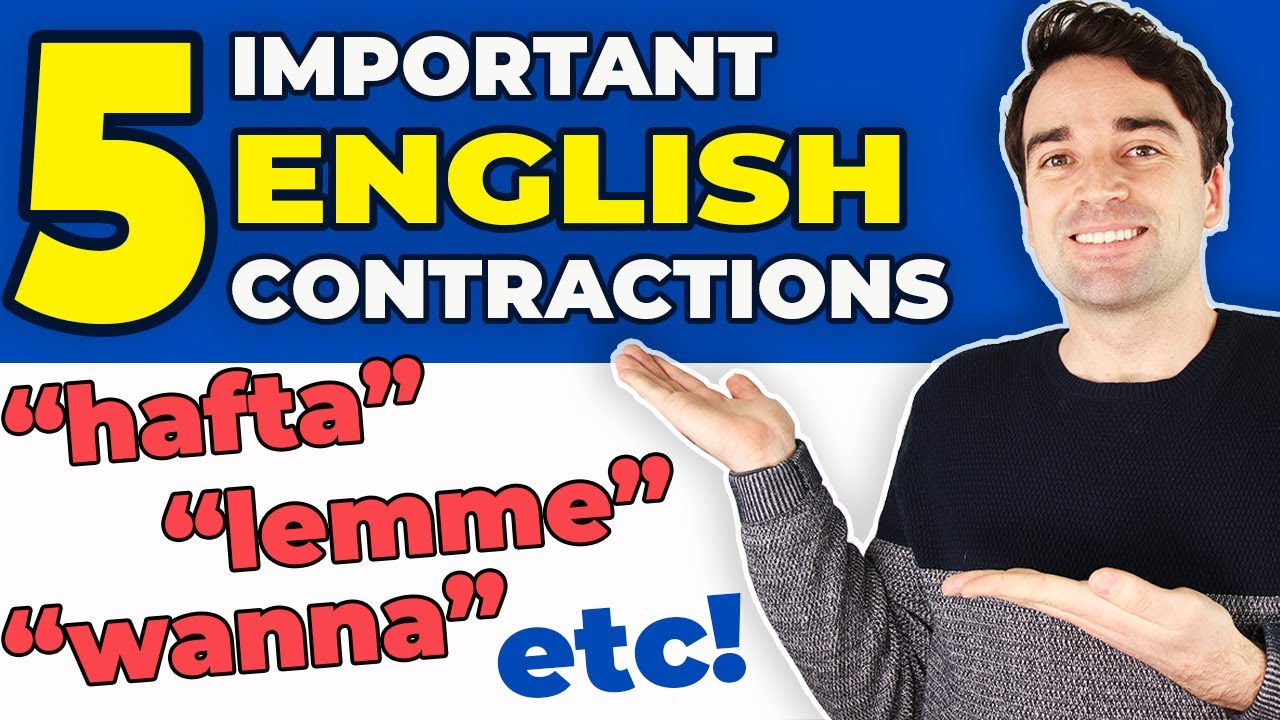 Speak Real English - 5 Spoken Contractions YOU Can Easily Use - English ...