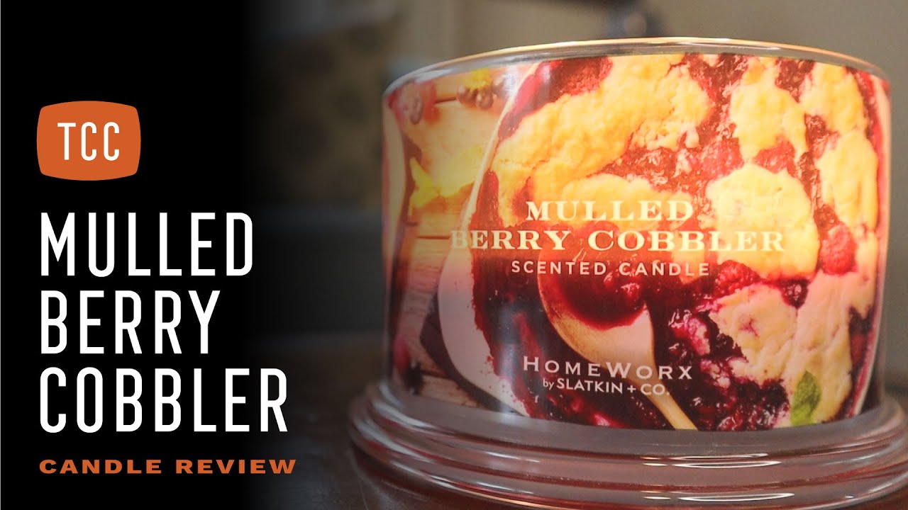 Mulled Berry Cobbler Candle Review – HomeWorx by Slatkin & Co. - YouTube