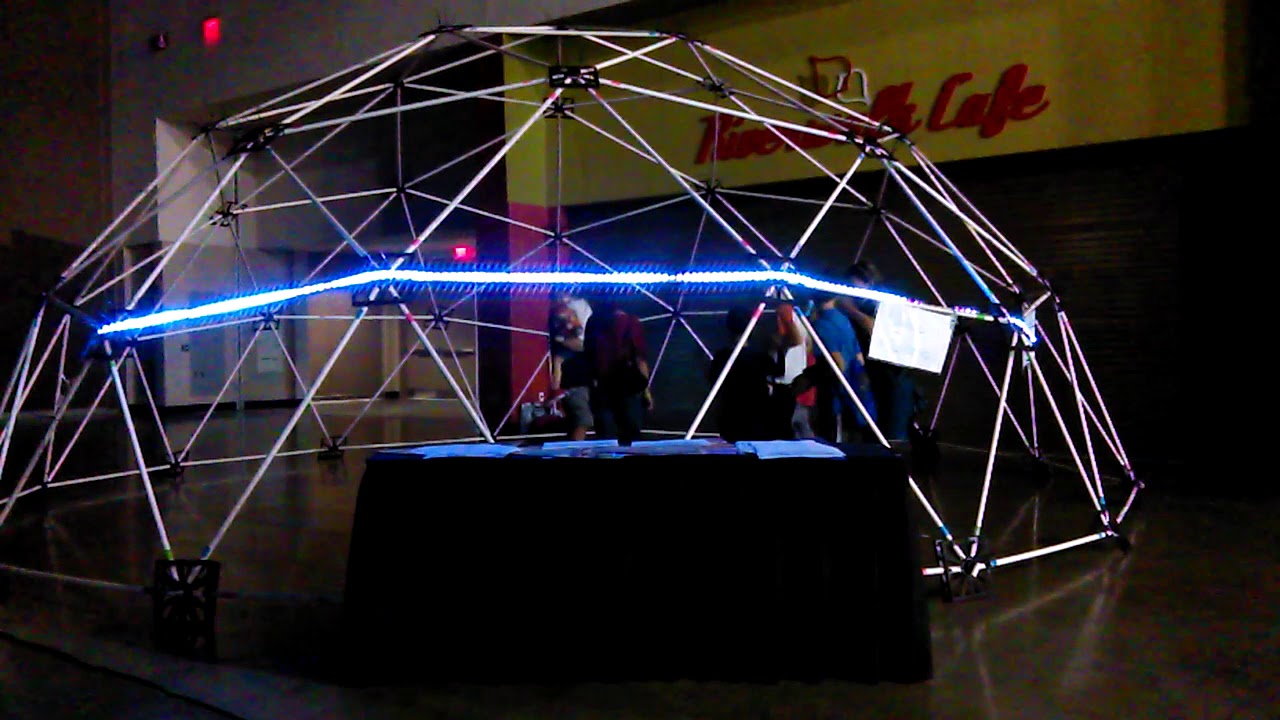 Geodesic Dancing Dome Part 2. - YouTube