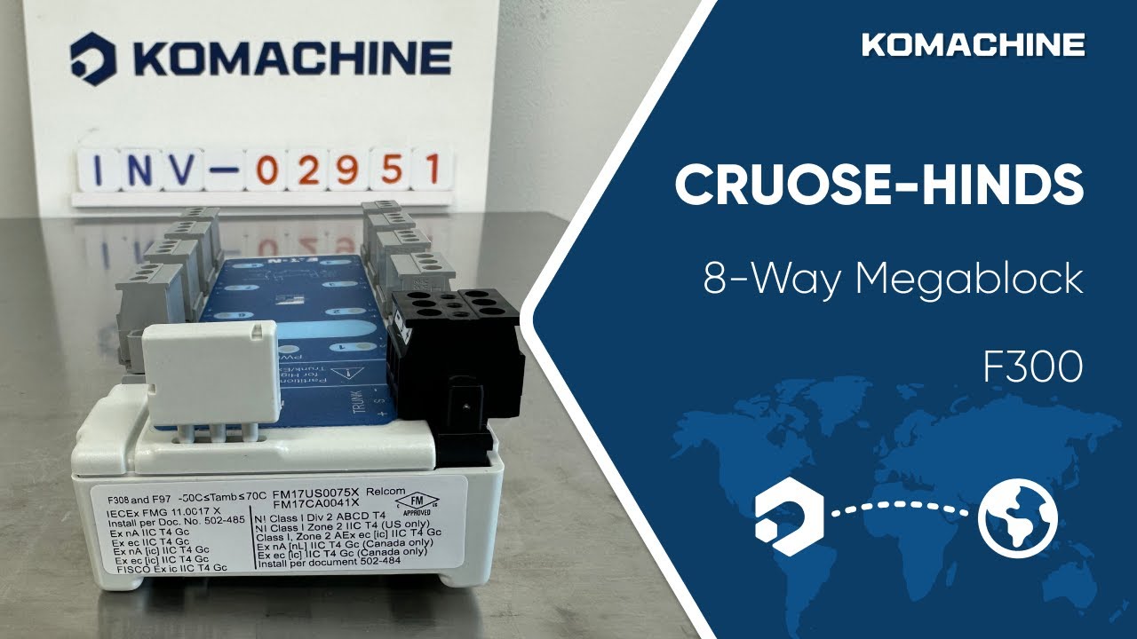 CRUOSE-HINDS / 8-Way Megablock F300 (F308) / INV-02951 - YouTube