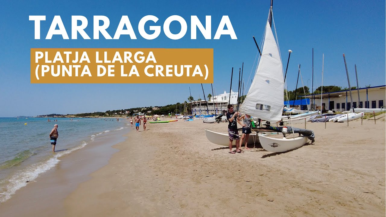 Tarragona Beach Walk 2023 - Platja Llarga (Punta de la Creueta) / SPAIN ...