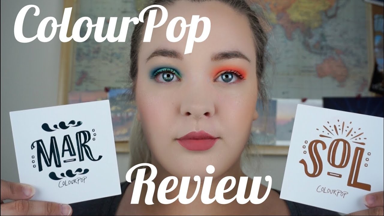 ColourPop Sol + Mar | First Impression & Tutorial - YouTube