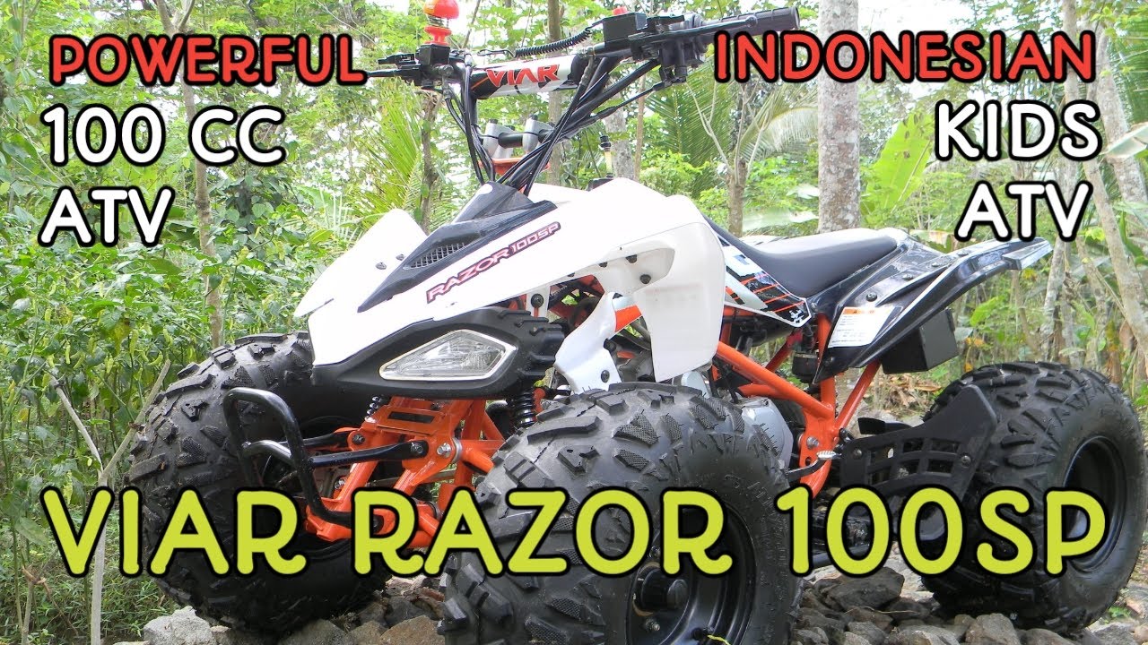 KIDS ATV 100 CC " VIAR RAZOR 100SP " POWERFUL INDONESIAN KIDS ATV ...