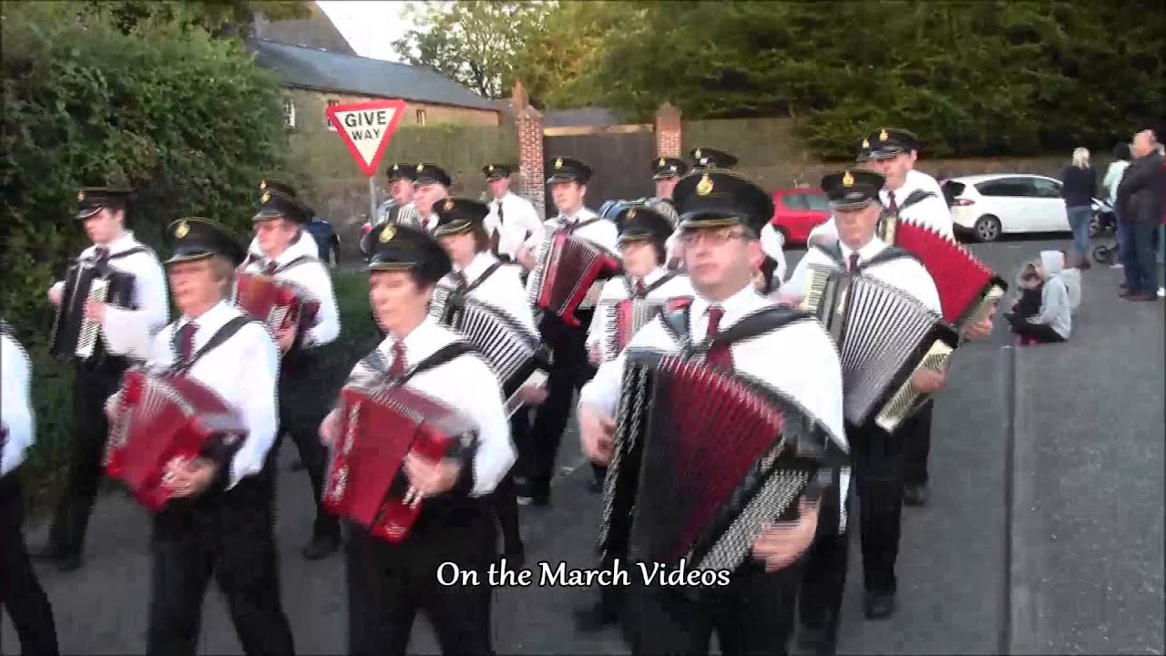 Crimson Star Accordion @ Macosquin First Flute Parade 2015 - YouTube