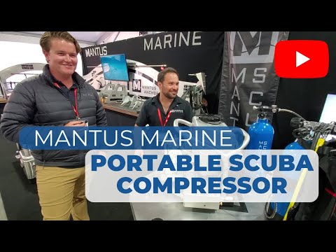 Annapolis Boat Show 2022: Mantis Marine SCUBA Compressor - YouTube