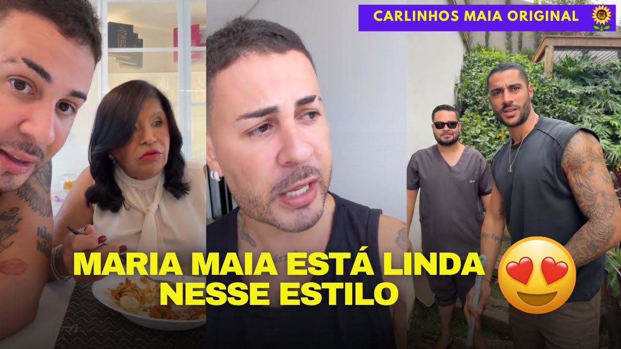 MARIA MAIA VAI EMBORA | ELA ESTÁ LINDA! O QUE ACHA? 😍😍 | CARLINHOS MAIA ...