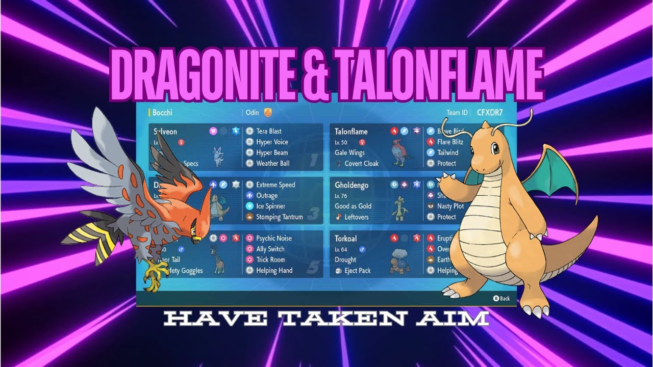 DRAGONITE & TALONFLAME SOAR THROUGH THE META | 2024 VGC Regulation H ...