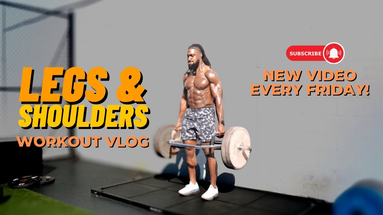 Legs & Shoulders (Workout Vlog) - YouTube