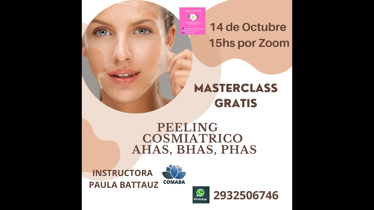 Peeling Cosmiatrico con Paula Battauz de Comaba - YouTube