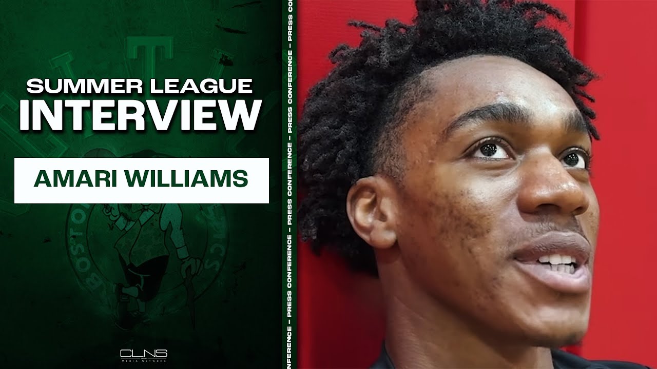Amari Williams Explains How He Became GREAT Passer | Celtics Rookie ...