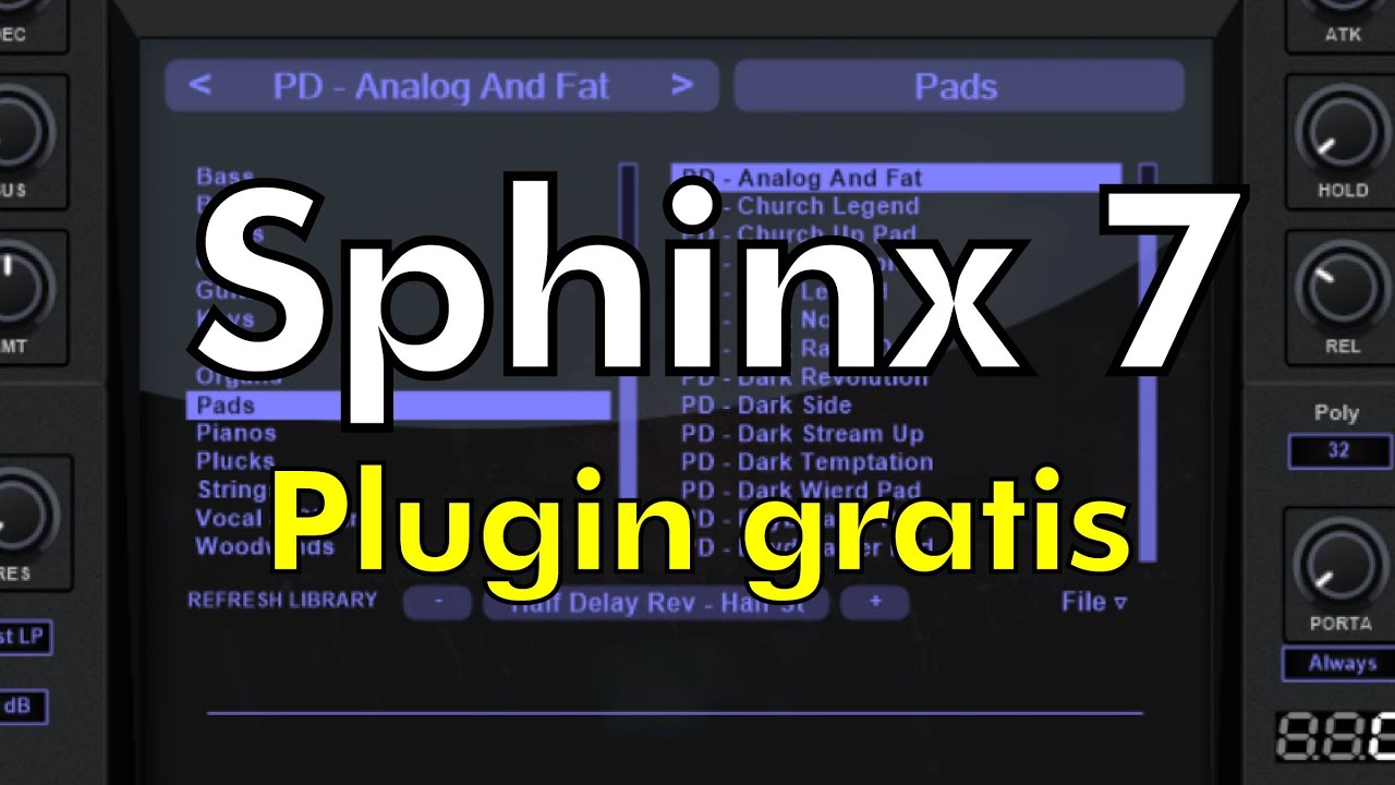 Sphinx 7 - Plugin gratis - 2200 presets - YouTube