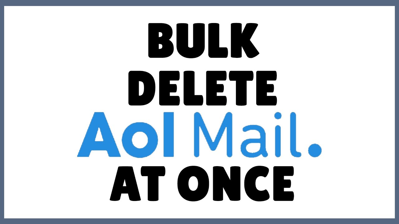 How To Delete AOL Mail In Bulk Delete AOL Mail At Once YouTube how-to-delete-aol-mail-in-bulk-delete-aol-mail-at-once-youtube