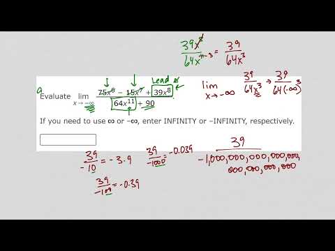 Evaluate the lim as x approaches negative infinity of (75x^6 - 15x^7 ...
