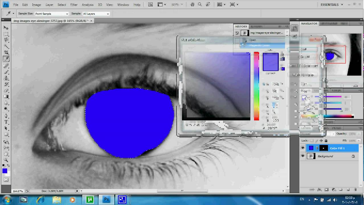 How to color things on photoshop - YouTube